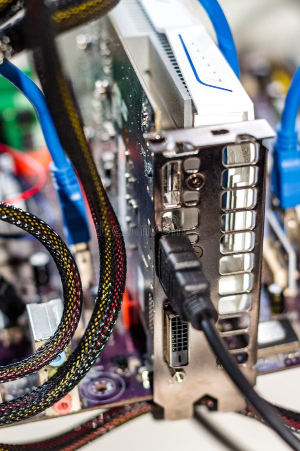 Home Mining Farm for Mining Cryptocurrency Stock Image - Image of ...