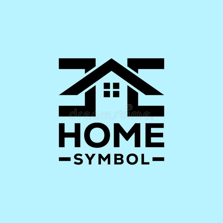 Home Modern Symbol Logo Design Vector Stock Vector - Illustration of ...