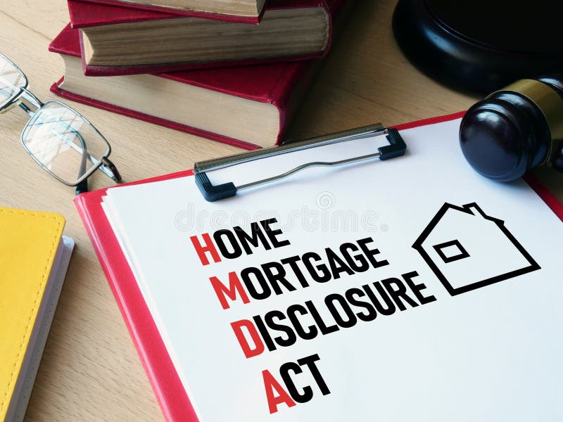 Home Mortgage Disclosure Act HMDA is Shown Using the Text Stock Image ...