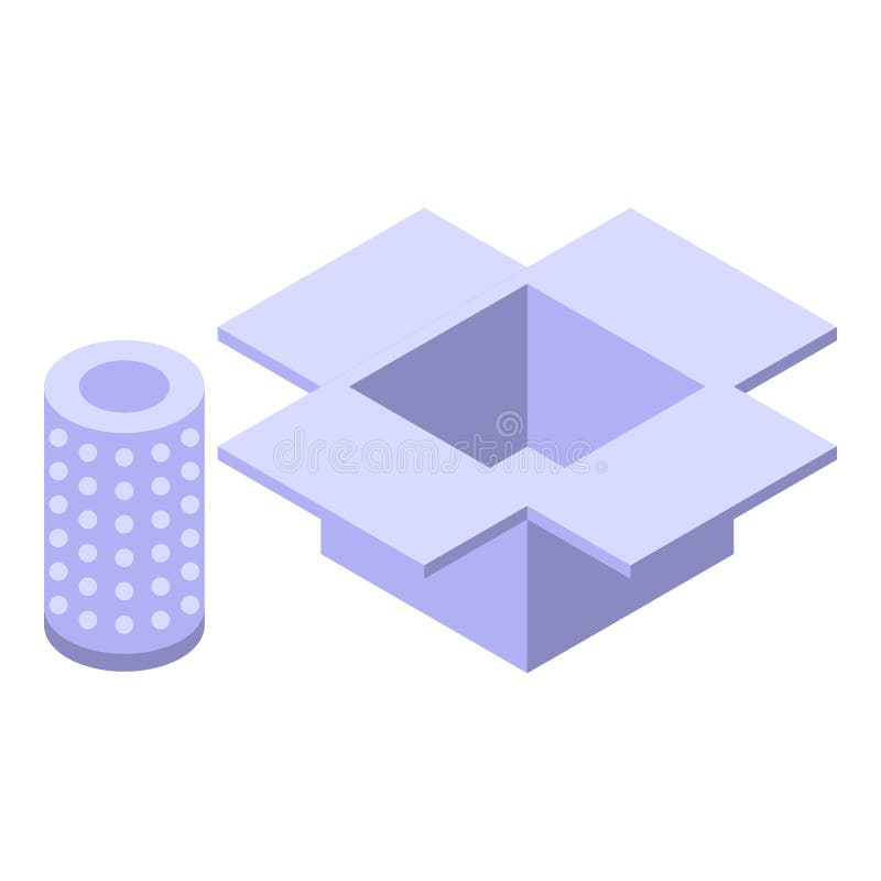 Home Move Box Icon Isometric Vector. Service House Stock Illustration ...