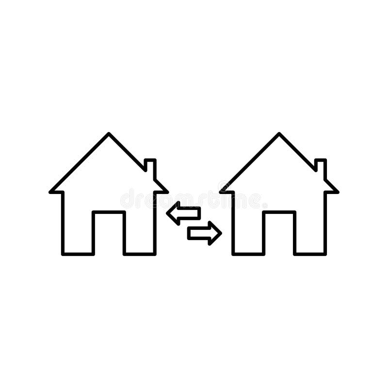 Home, move house icon stock vector. Illustration of transport - 271349455