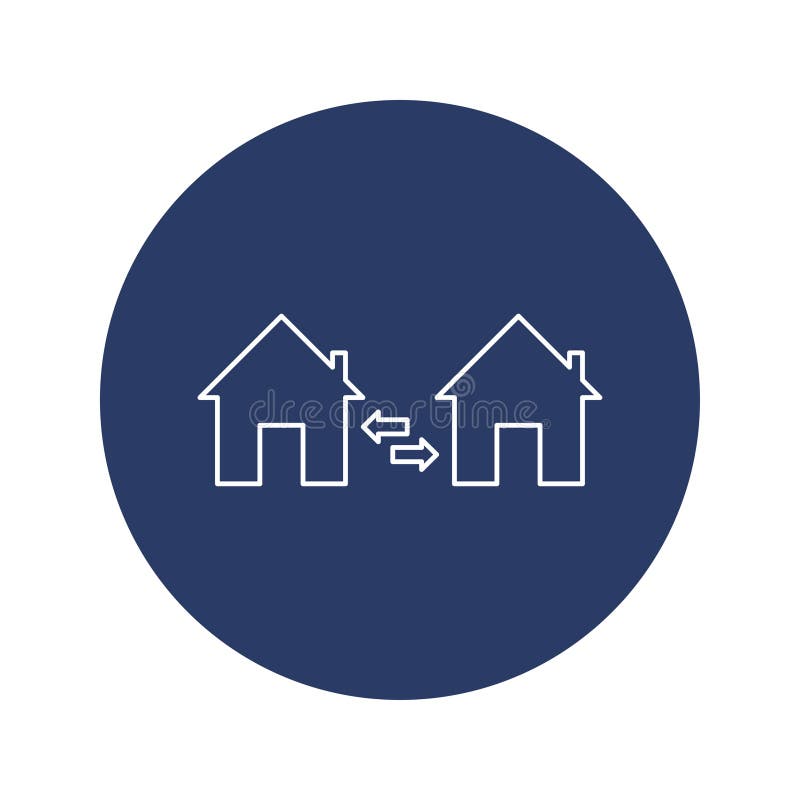 Home, move house icon stock vector. Illustration of commercial - 271349522