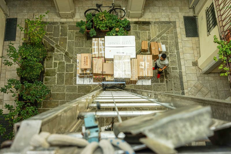 Home Moving Boxes Packed in an Apartment Editorial Photography - Image ...