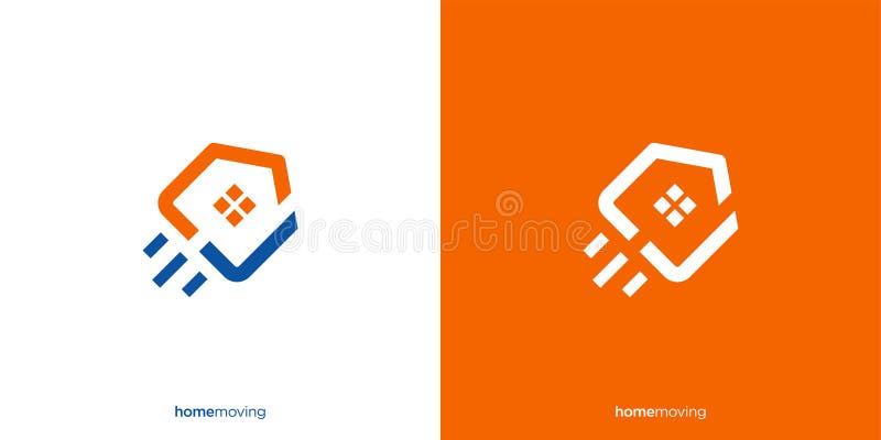 Home Moving Logo Design. stock vector. Illustration of vector - 319686227