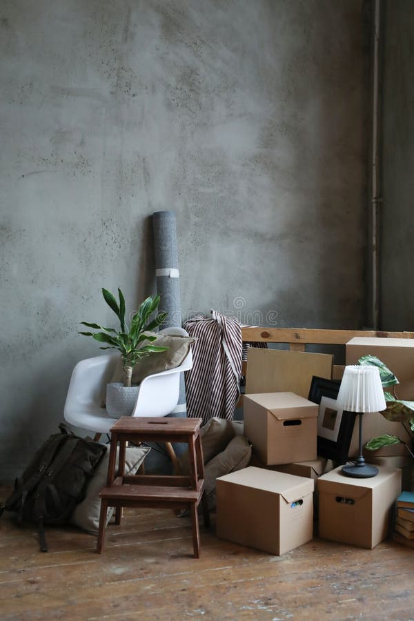 Home moving day stock image. Image of stuff, pack, relocation - 118171779