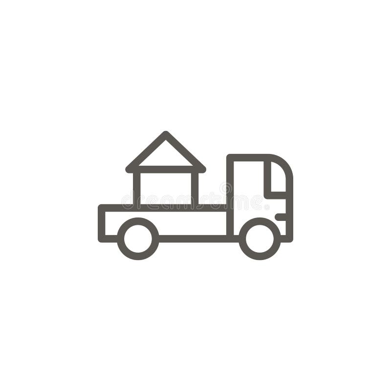 Home, Moving, Relocation Vector Icon. Simple Element Illustration from ...