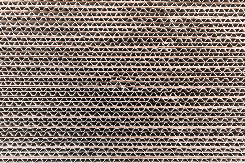 Detail of a Corrugated Cardboard Stacked in Sheets Stock Image - Image ...