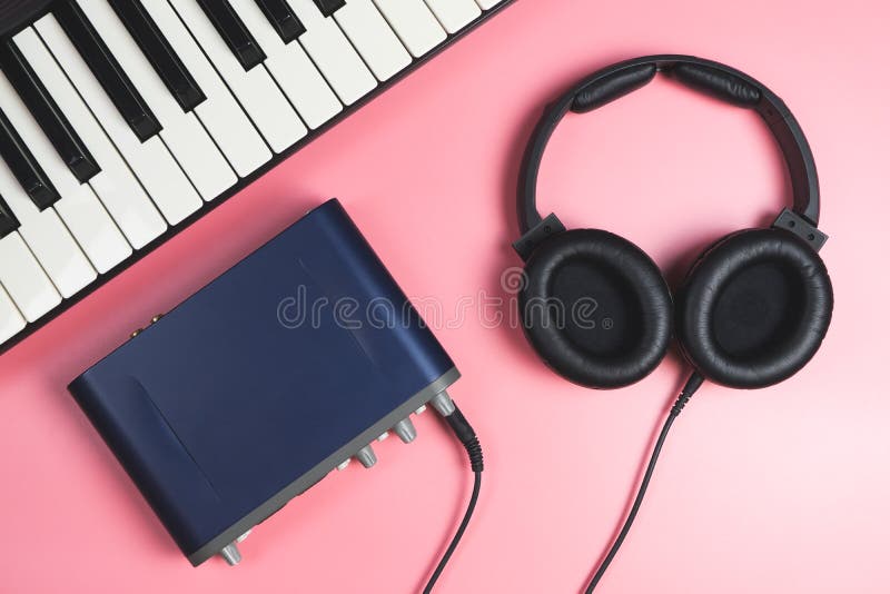 Home Music Studio Set Up Pink Stock Photos - Free & Royalty-Free Stock ...