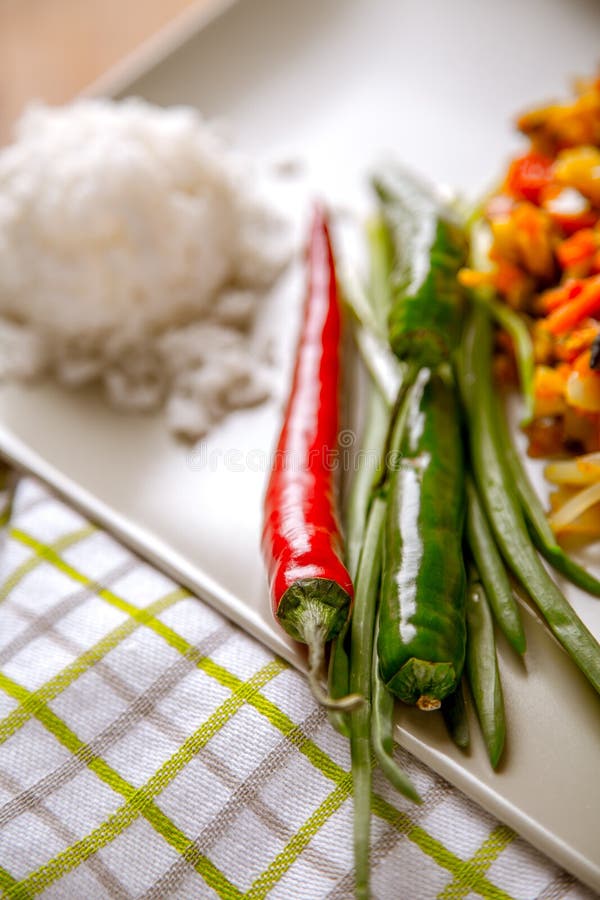 Home Natural Concept of Food Stock Photo - Image of sauce, rice: 54750750