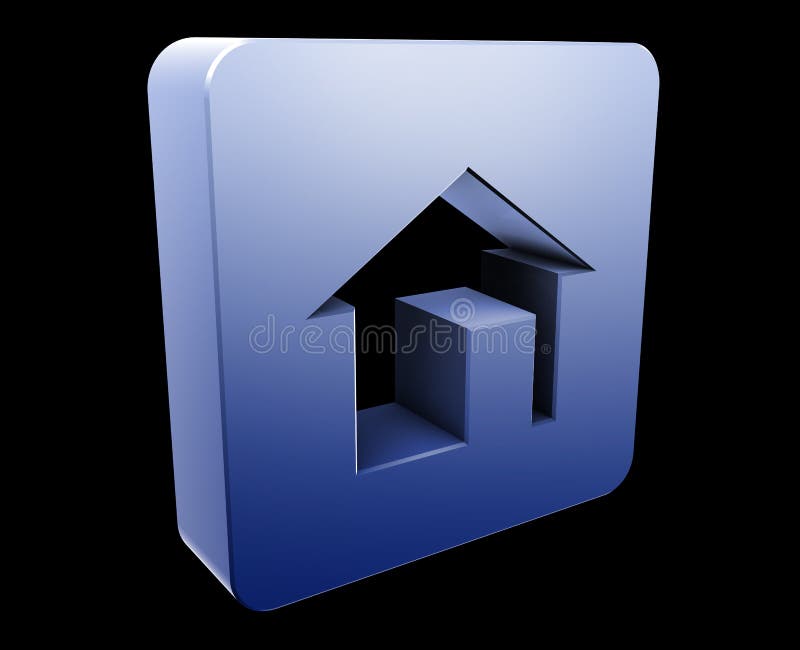 Home navigation icon stock illustration. Illustration of button - 10093605