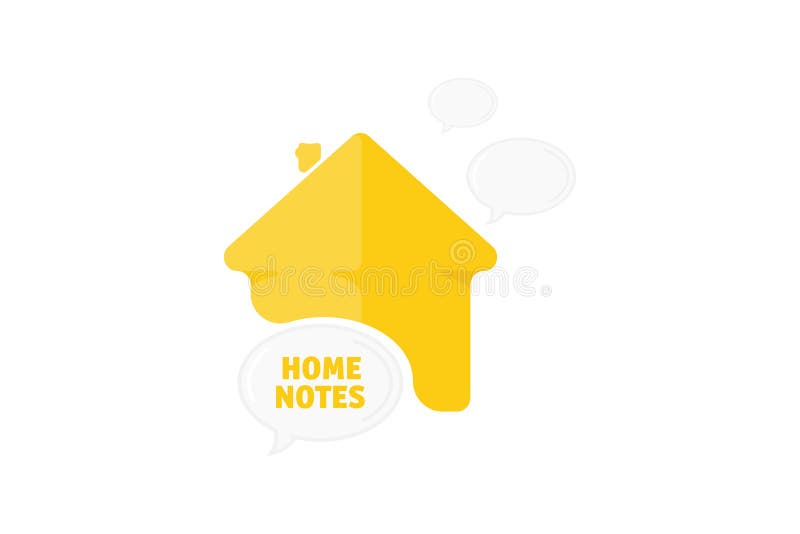 Home Notes - Logo. Design Template for Architecture and Interior Stock ...