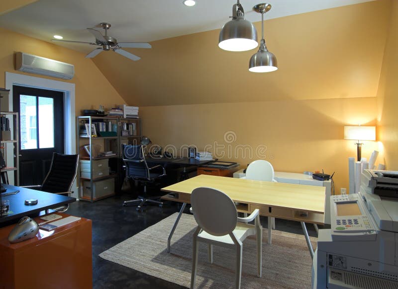 Place for work at home stock image. Image of architecture - 1431673