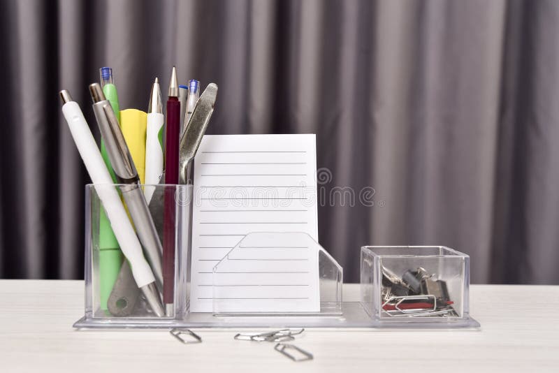 Home Office Desk or Notepad, Note Book, Pens, Used for Work and ...