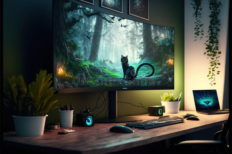 Office Desk Forest Stock Illustrations – 454 Office Desk Forest Stock ...