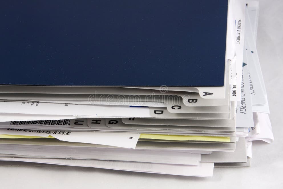 Home office paper filer stock photo. Image of filer, portfolio - 4168982