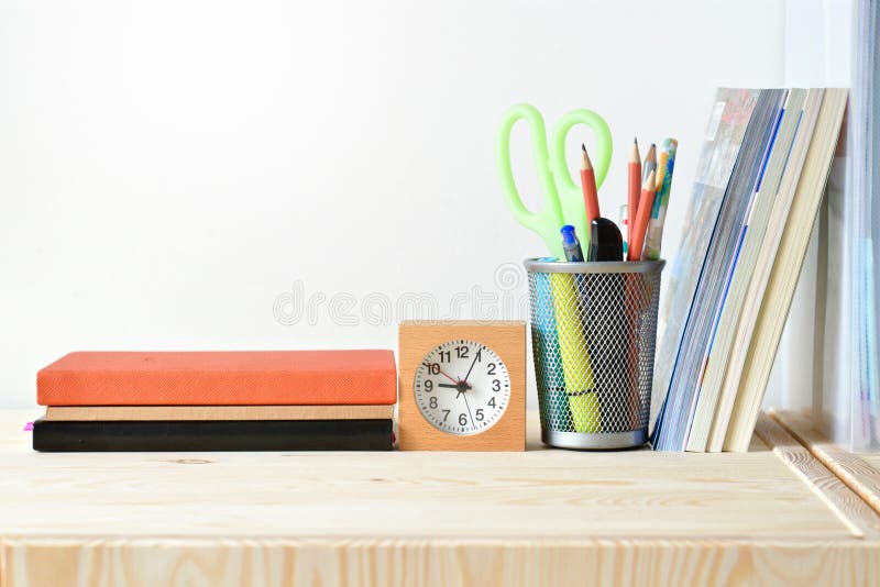 Home office table stock image. Image of coffee, home - 60744285