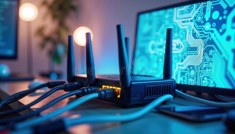 Computer Router Network Stock Illustrations – 31,076 Computer Router ...