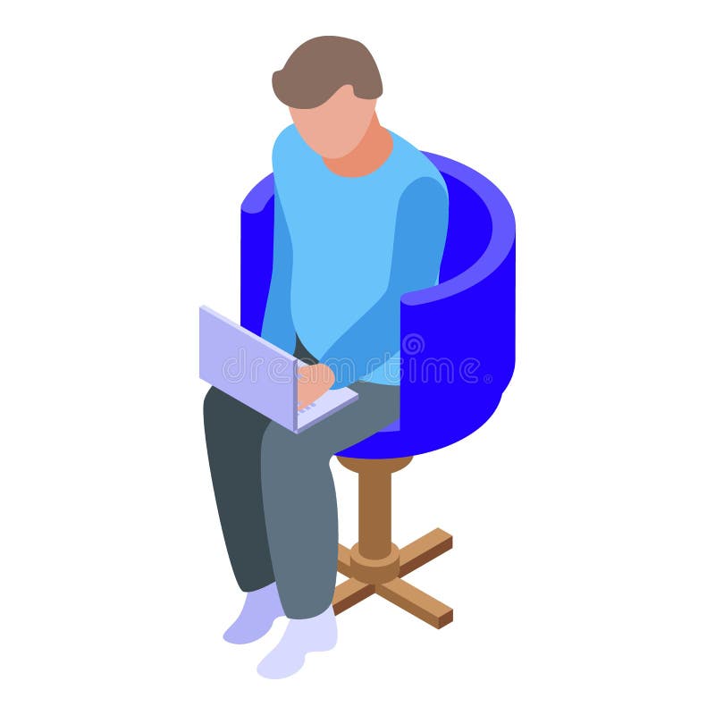 100 Office Work Icons Set Blue Stock Vector - Illustration of answer ...