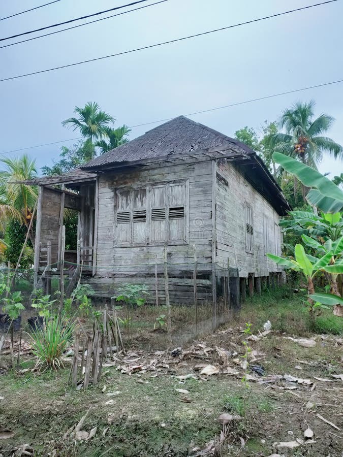 Home Old Indonesian of Asia Stock Image - Image of house, property ...