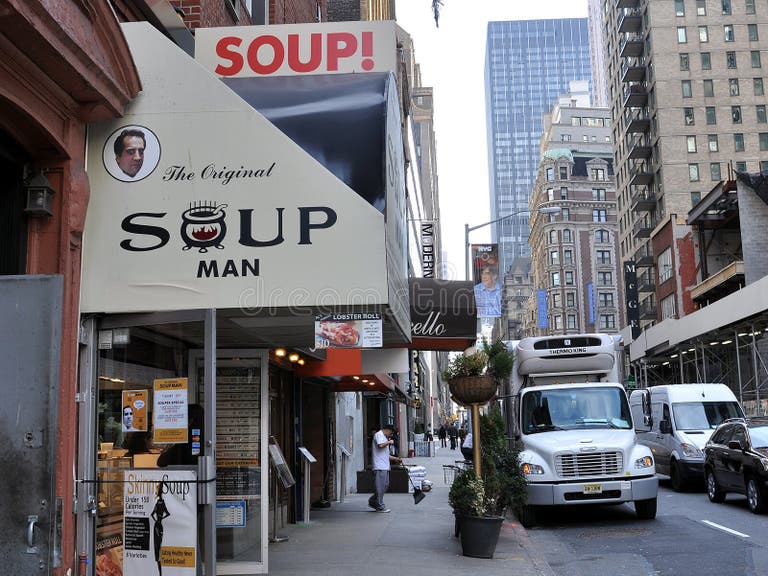 Home of the Original Soup Man Editorial Stock Image - Image of york ...