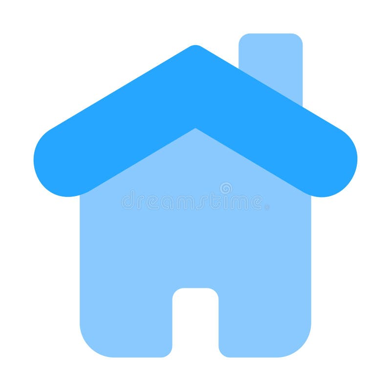 Home Page Icon in Flat Style for Any Projects Stock Vector ...