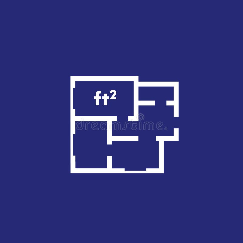 Home Plan or Room Layout, Apartment Icon Stock Vector - Illustration of ...