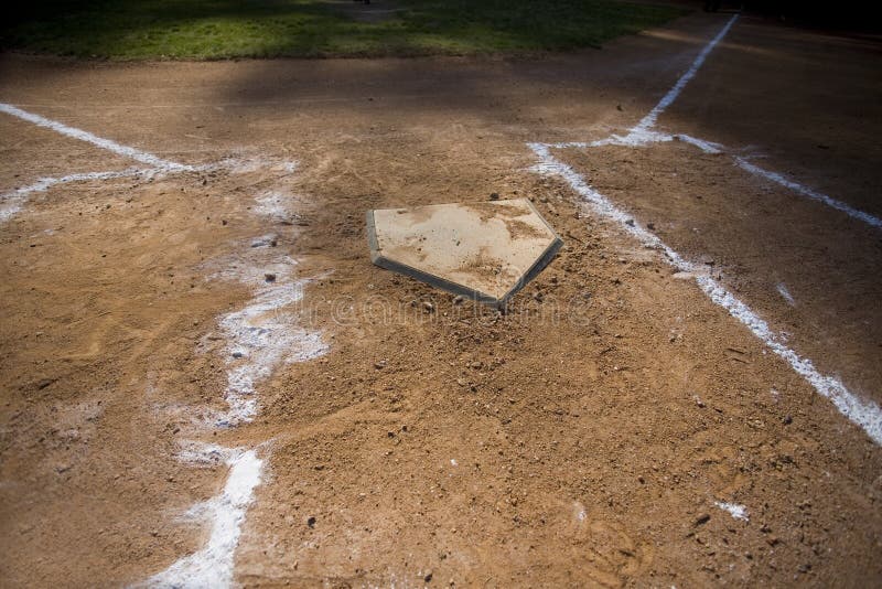Home Plate Royalty Free Stock Photography - Image: 12148977