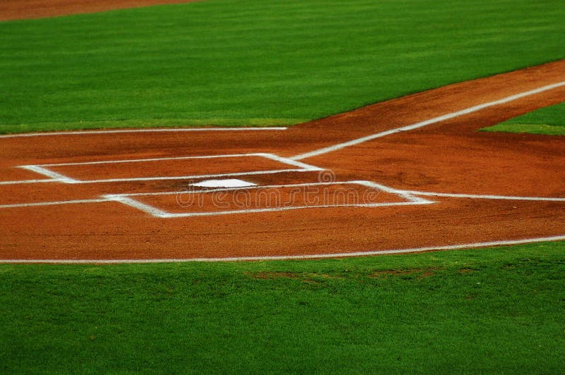 Home plate stock image. Image of plate, outside, base - 5390131