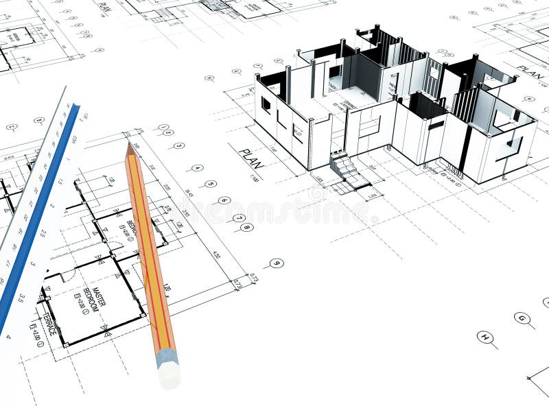 Home plot plan stock illustration. Illustration of angle - 27823812