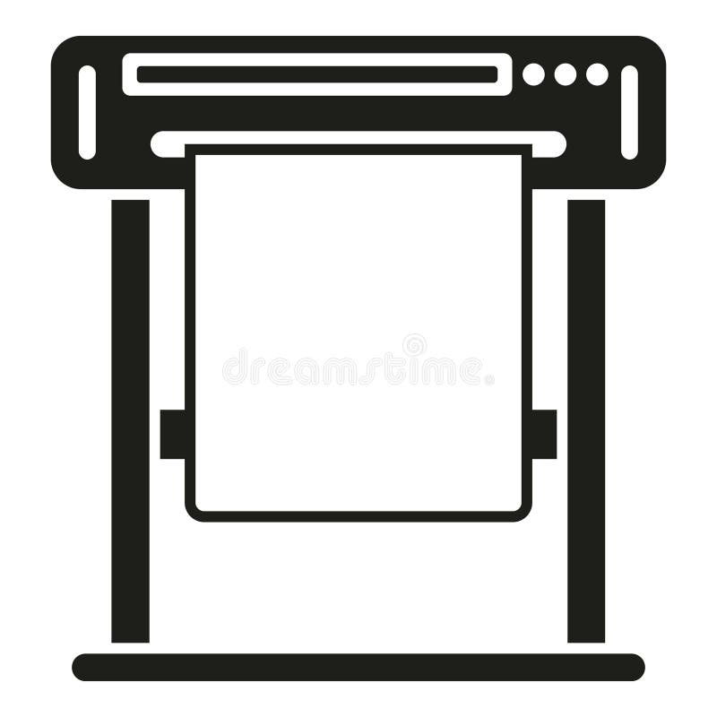 Home Plotter Icon Simple Vector. Digital Print Stock Vector ...