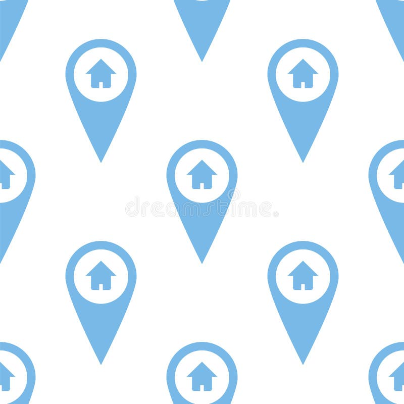 Home Pointer Seamless Pattern Stock Vector - Illustration of site ...