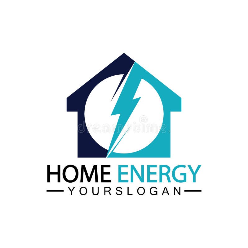 Home Power Energy Logo Vector Icon Symbol Design Illustration Stock ...