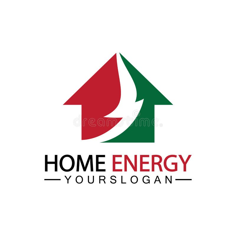 Home Power Energy Logo Vector Icon Symbol Design Illustration Stock ...