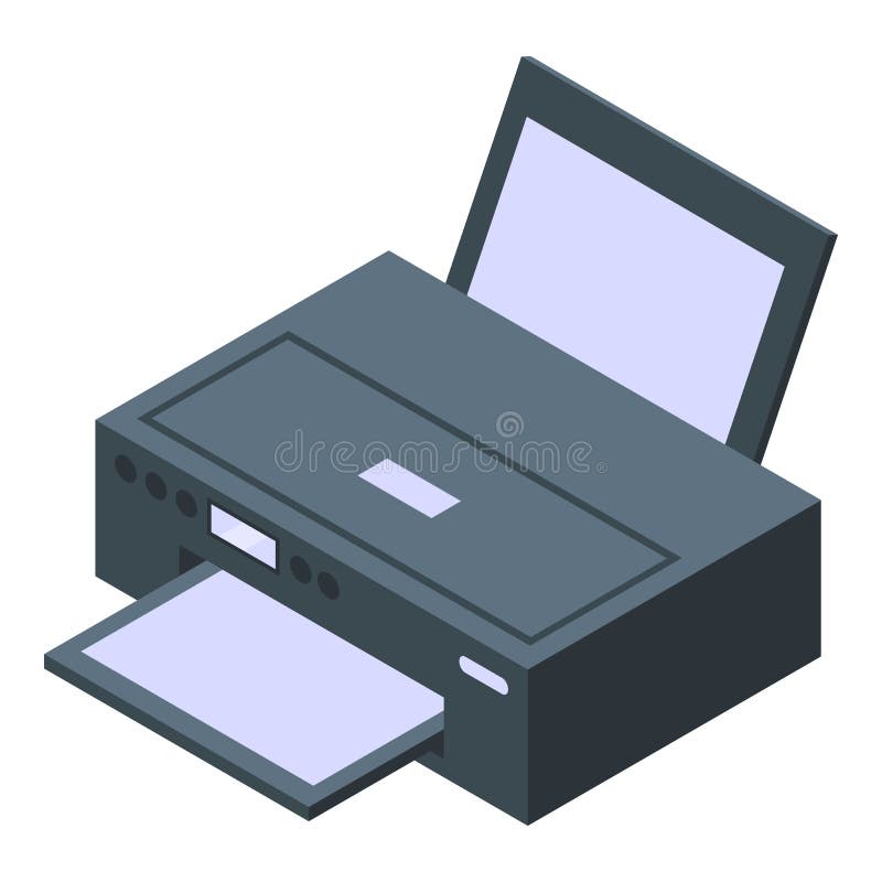 Office Xerox Printer Icon, Outline Style Stock Vector - Illustration of ...
