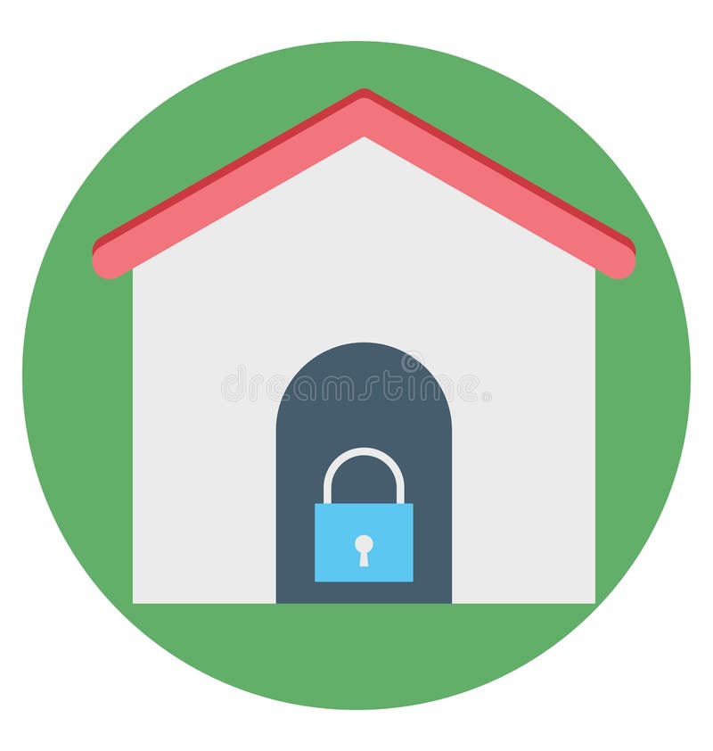 Home Protection Isolated Vector Icon Which Can Easily Modify or Edit ...