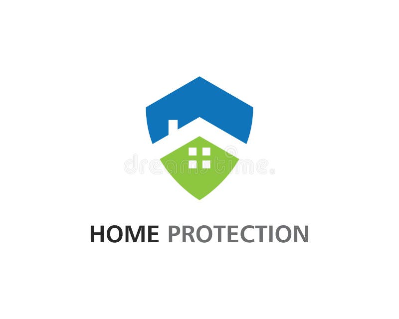 Home Protection Logo Vector Stock Vector - Illustration of symbol ...