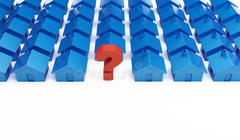 Home question mark stock illustration. Illustration of question - 16315370