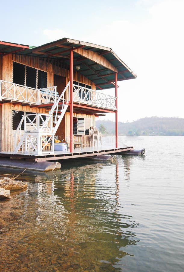 Home raft at river stock photo. Image of longest, lagoon - 100778786