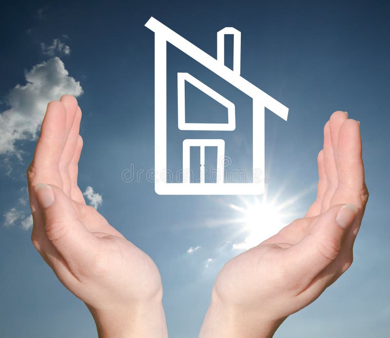 Home within reach stock photo. Image of holds, touch - 19330842