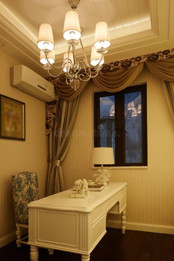 Home Reading Room and Living Room Stock Photo - Image of building ...