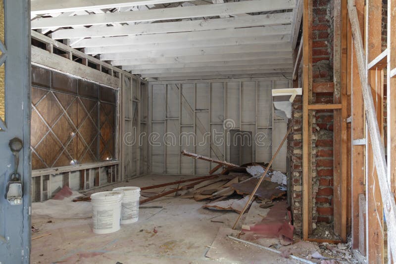 Home Reconstruction stock photo. Image of home, board - 99336430