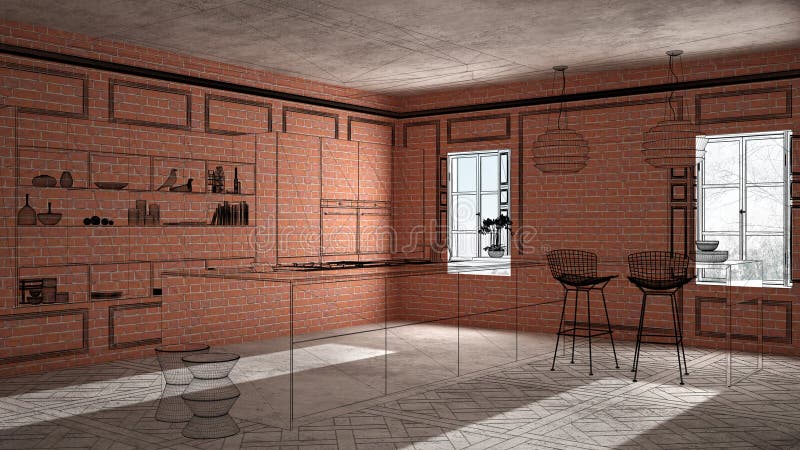 Home Renovation, House Development Concept Background, Interior Design ...