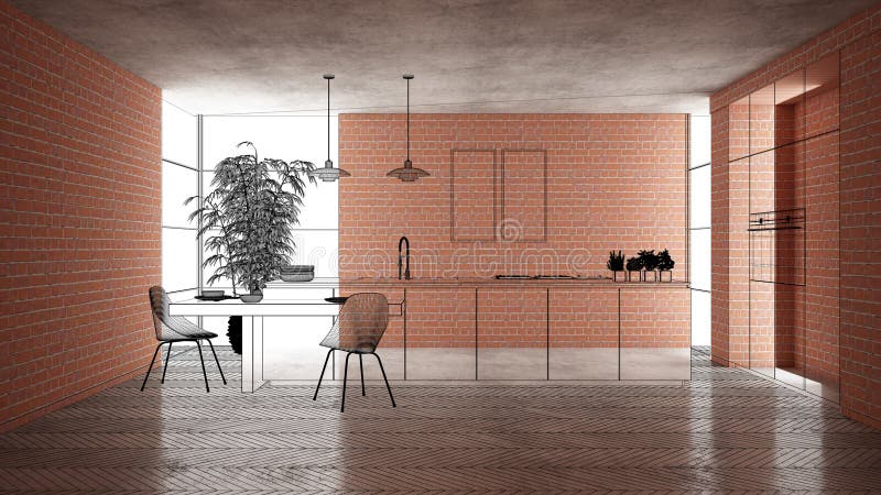 Home Renovation, House Development Concept Background, Interior Design ...