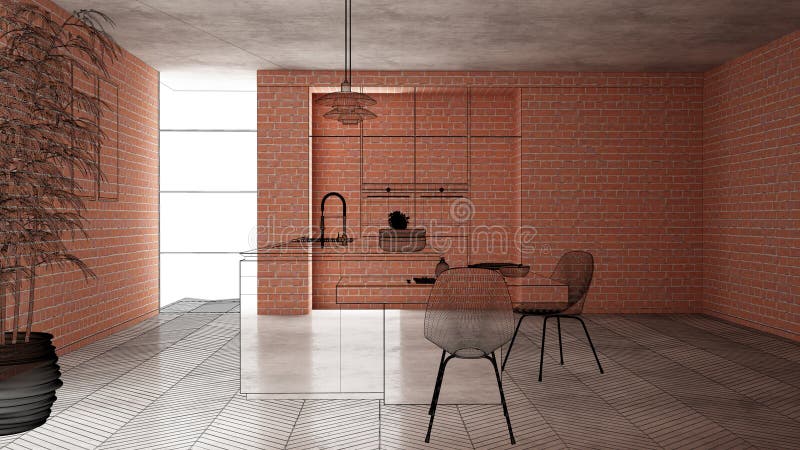 Home Renovation, House Development Concept Background, Interior Design ...