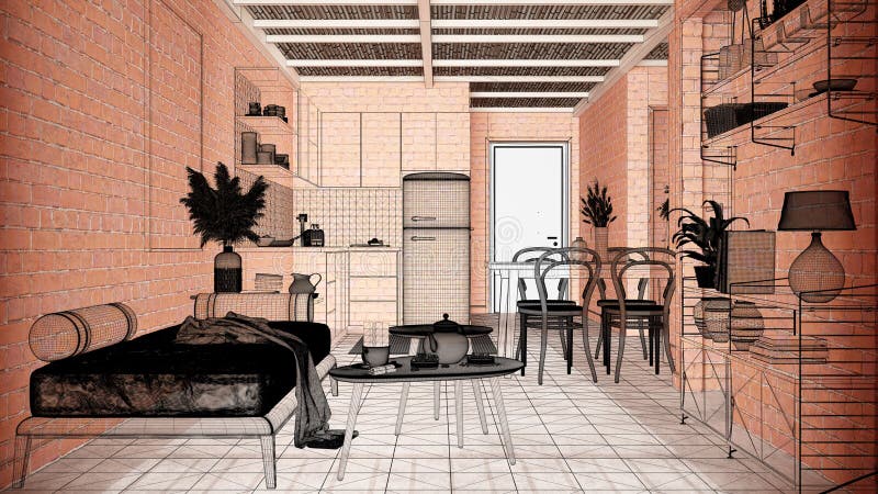 Home Renovation, House Development Concept Background, Interior Design ...