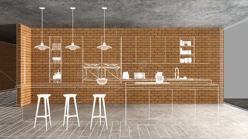 Home Renovation, House Development Concept Background, Interior Design ...