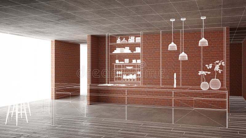 Home Renovation, House Development Concept Background, Interior Design ...