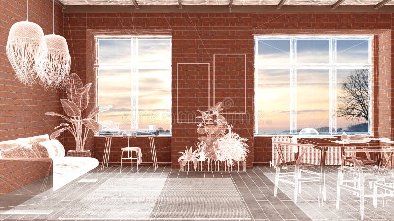 Home Renovation, House Development Concept Background, Interior Design ...