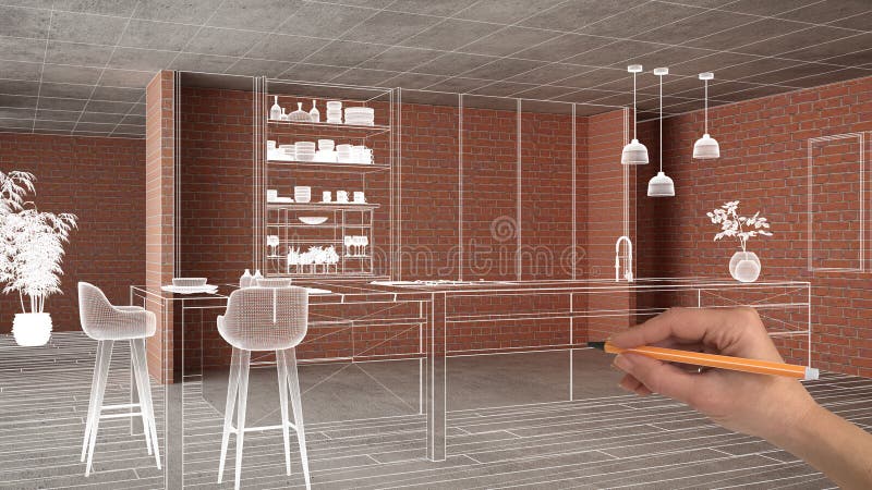 Home Renovation, House Development Concept Background, Interior Design ...