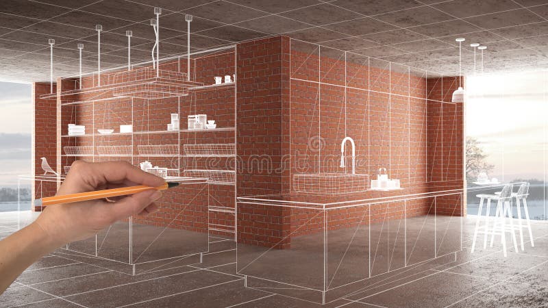 Home Renovation, House Development Concept Background, Interior Design ...